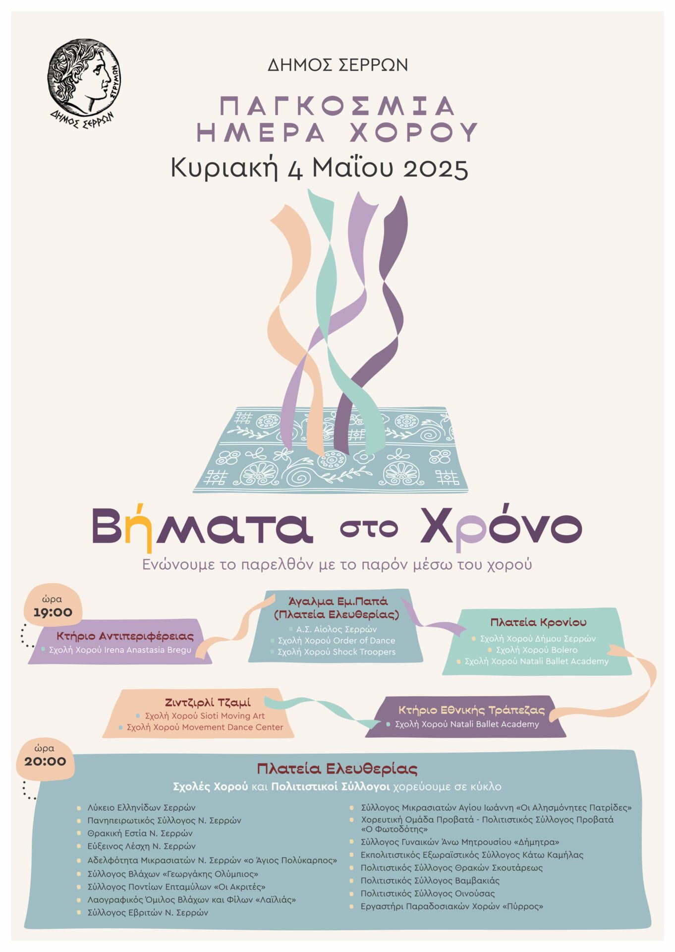 Παγκόσμια Ημέρα Χορού στις Σέρρες-«Βήματα στο Χρόνο» – Δήμος Σερρών
